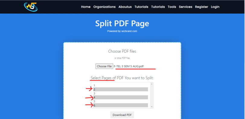 How can we split Pdf Pages through an online tool? - DevOps | SRE ...