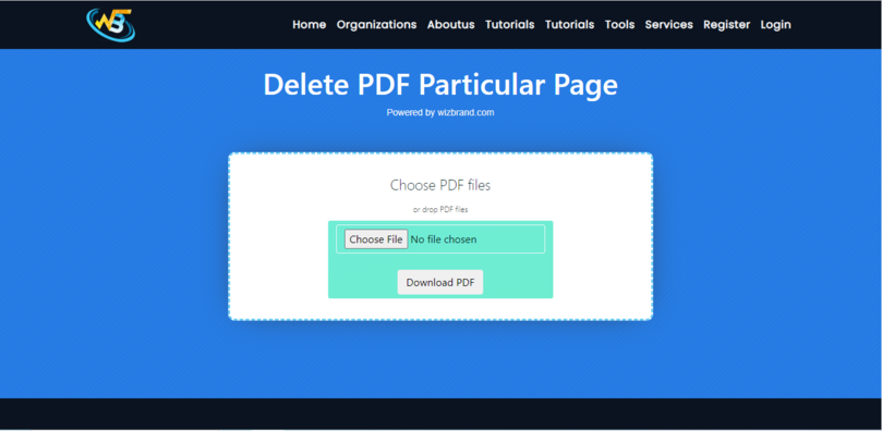 Delete Particular PDF Page Tool - DevOps | SRE | DevSecOps