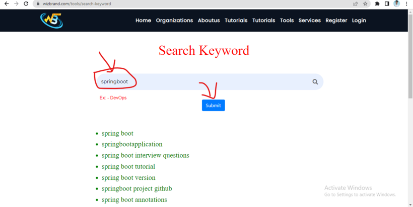 How to use keyword search online tools for accessing information ...