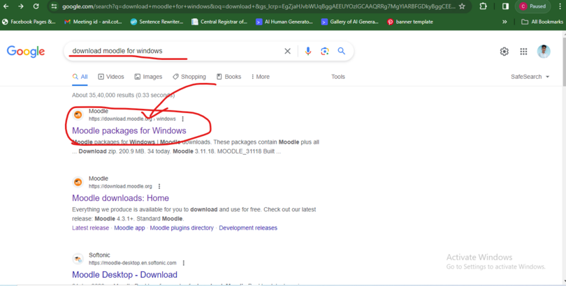 How to install moodle on windows and run on the localhost? - DevOps | SRE | DevSecOps